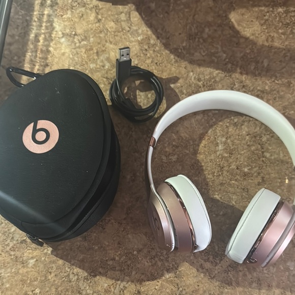 Beats by Dre | Headphones | Beats By Dre Overear Headphones Rose Gold ...